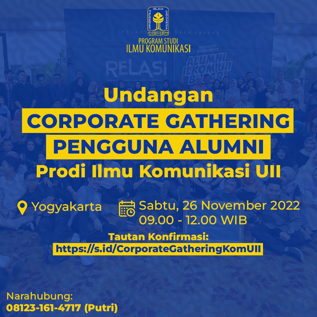 Undangan Corporate Gathering untuk Alumni dan Pimpinan Tempat Bekerja ...